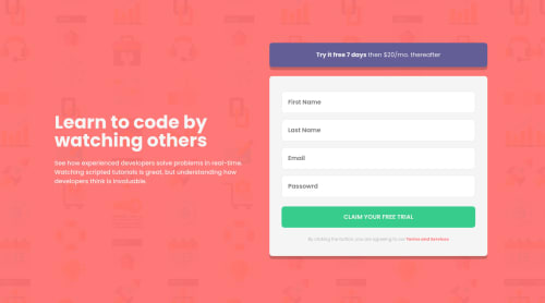 Frontend Mentor Responsive Landing Page Using Css Flexbox Coding