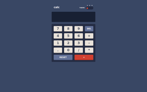 Frontend Mentor | Responsive and interactive Calculator coding challenge solution