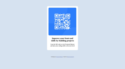 Frontend Mentor | qr-code challenge coding challenge solution