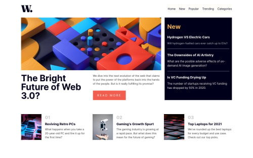 Frontend Mentor | html & css coding challenge solution