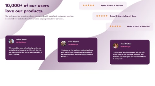 Frontend Mentor | social-proof-section-master_Challenge-Solution coding challenge solution