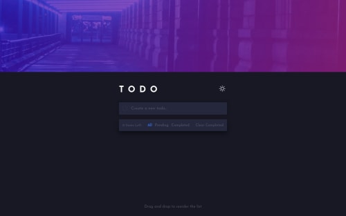 Frontend Mentor | Todo-list app coding challenge solution