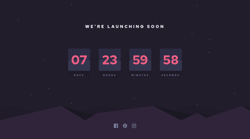 Frontend Mentor | Launch countdown timer using tailwind, next js coding challenge solution