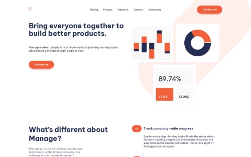 landing-page using HTML, CSS, and JS coding challenge solution
