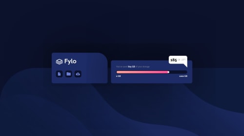 Frontend Mentor | Responsive fylo data storage using flex coding challenge solution