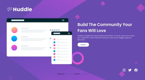 Responsive page using CSS grid and flex. coding challenge solution | Frontend Mentor