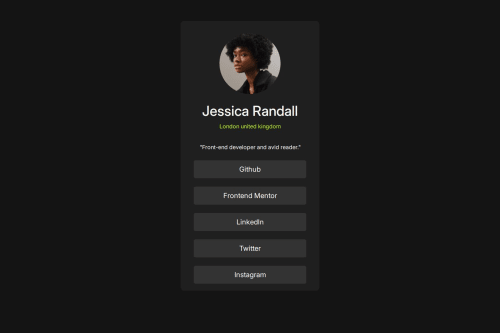 Frontend Mentor | responsive social link using css coding challenge solution