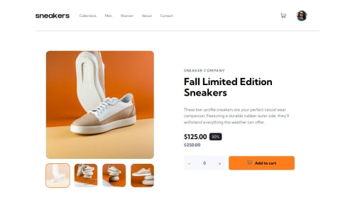 Frontend Mentor E Commerce Product Page Built With Html Css Js Mikdra1 Coding Challenge