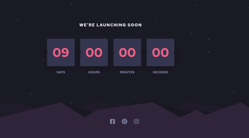 Countdown timer using HTML, Tailwind CSS and some JavaScript coding challenge solution ...