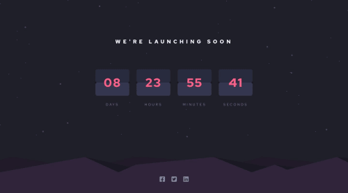 Frontend Mentor Launch Countdown Timer Coding Challenge Solution 5543
