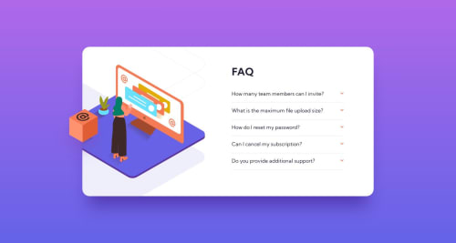 Frontend Mentor | FAQ accordion card coding challenge solution Frontend Mentor | FAQ accordion card coding challenge solution