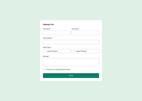 Frontend-mentor-form/challenge coding challenge solution | Frontend Mentor