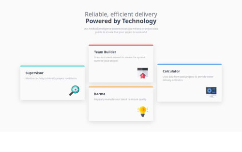 Frontend Mentor Responsive Card Feature Section Created Using React Js And Tailwindcss Coding