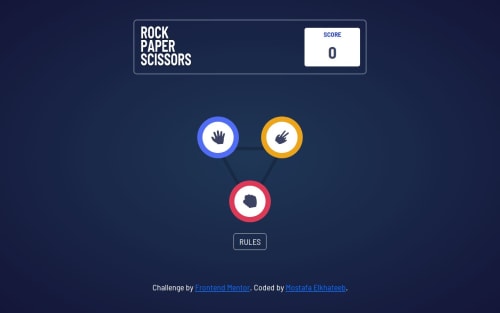 Frontend Mentor | rock-paper-scissors-master coding challenge solution