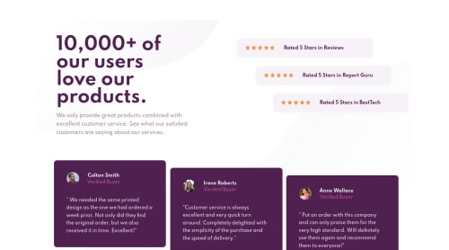 Plain HTML/CSS (FLexbox and Grid) coding challenge solution | Frontend Mentor
