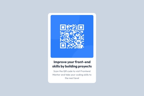 Frontend Mentor | Mobile-first QR Code using Tailwind CSS coding challenge solution