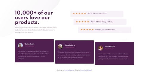 Frontend Mentor | Mobile First || Social Proof Solution || Build with Css Grid & Flexbox coding ...