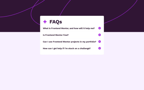 Frontend Mentor | FAQ accordion coding challenge solution