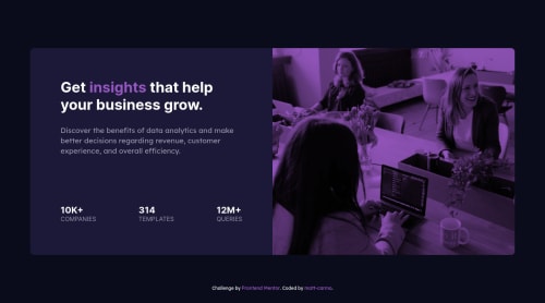 Frontend Mentor | Using Css Grid and Flex-Box coding challenge solution