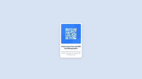 Frontend Mentor Qr Code Component Challenge Using Flexbox Coding 7101