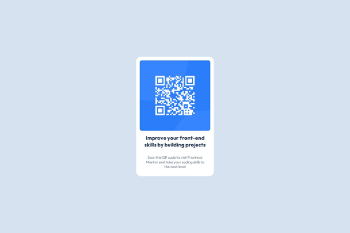 Frontend Mentor | Responsive QR component with Flexbox coding challenge ... Frontend Mentor | Responsive QR component with Flexbox coding challenge ...