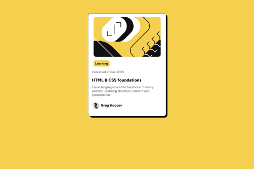 Frontend Mentor Basics Tags Using Html And Css Coding Challenge Solution 3682