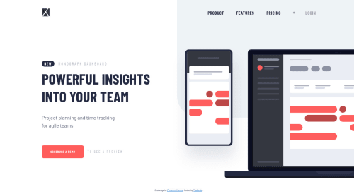 Project-tracking-intro-component-master coding challenge solution