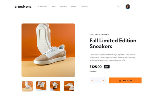 Frontend Mentor Mobile Responsive E Commerce Product Page Coding