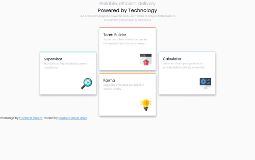 Frontend Mentor | responsive four card layout coding challenge solution Frontend Mentor | responsive four card layout coding challenge solution