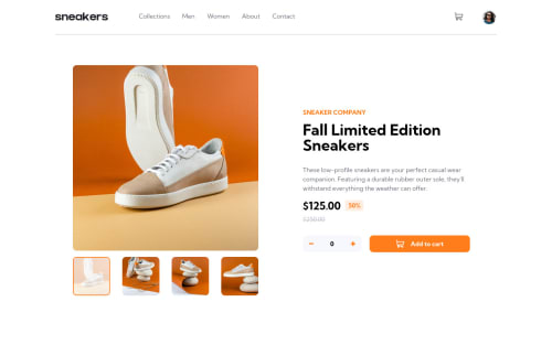 Frontend Mentor | Responsive Product Page using html, css, flexbox and ...