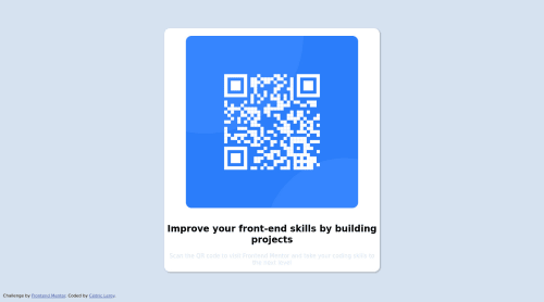 Frontend Mentor Qr Code Component Just Using Html And Css Coding