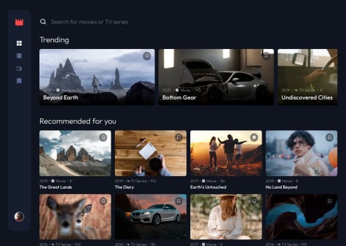 Frontend Mentor | Entertainment Web App with React and TypeScript coding challenge solution