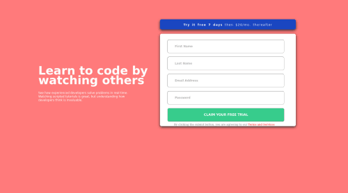 Frontend Mentor | Responsive landing page using CSS flex coding ...