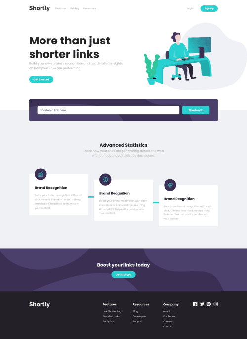 Frontend Mentor Url Shortening With React Context And Sass Coding Challenge Solution