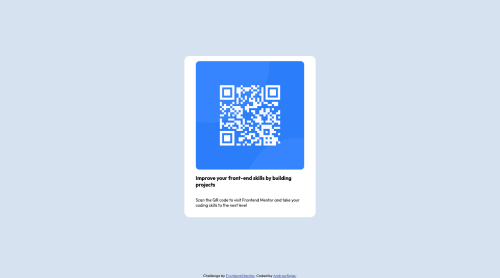 Frontend Mentor | QR code - Challenge 1 coding challenge solution