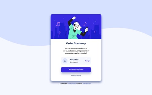 Frontend Mentor | Mobile-first solution using CSS Grid and Flexbox coding challenge solution
