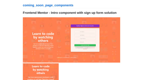 Frontend Mentor | Reactjs Tailwindcss coding challenge solution