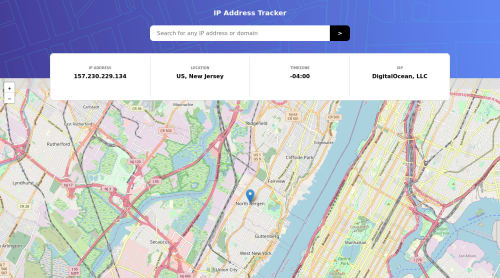 Frontend Mentor Ip Address Tracker Using React Coding Challenge Solution