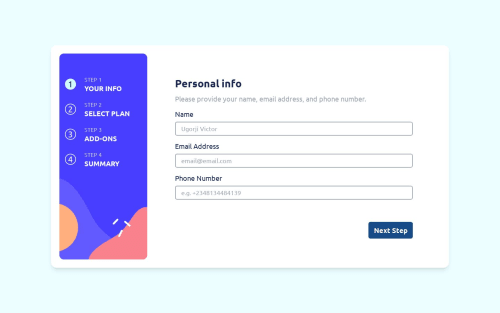 Frontend Mentor | Multi-step form coding challenge solution