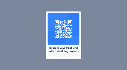 Frontend Mentor | QR component using html and css coding challenge solution