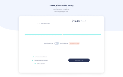 Frontend Mentor | Responsive Pricing Card Using Css Flex coding challenge solution