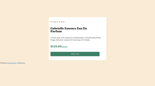 Product Card Overview coding challenge solution | Frontend Mentor