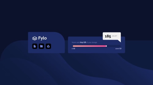 Frontend Mentor | Fylo data storage component coding challenge solution
