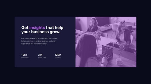 Frontend Mentor | Stats Preview Card With HTML and CSS coding challenge solution