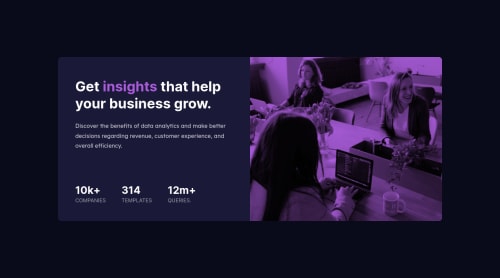 Frontend Mentor | Using HTML and CSS coding challenge solution