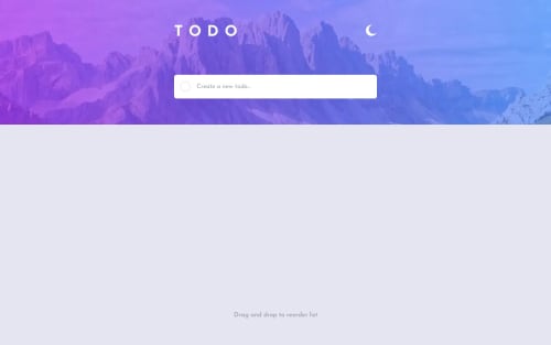 Todo App with tailwind css, and drag and drop using framer-motion coding challenge solution ...