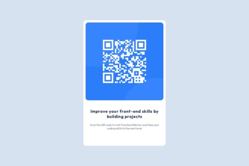 QR Code Component Solution coding challenge solution