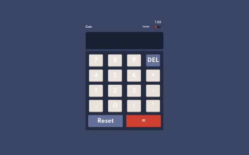 Frontend Mentor Calculator App Coding Challenge Solution