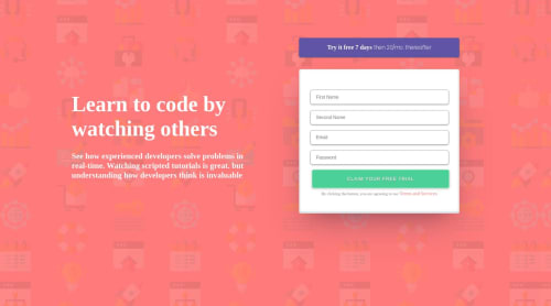 intro-component userForm build with react coding challenge solution ...