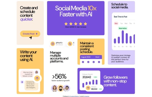 Responsive Bento-grid using css coding challenge solution | Frontend Mentor